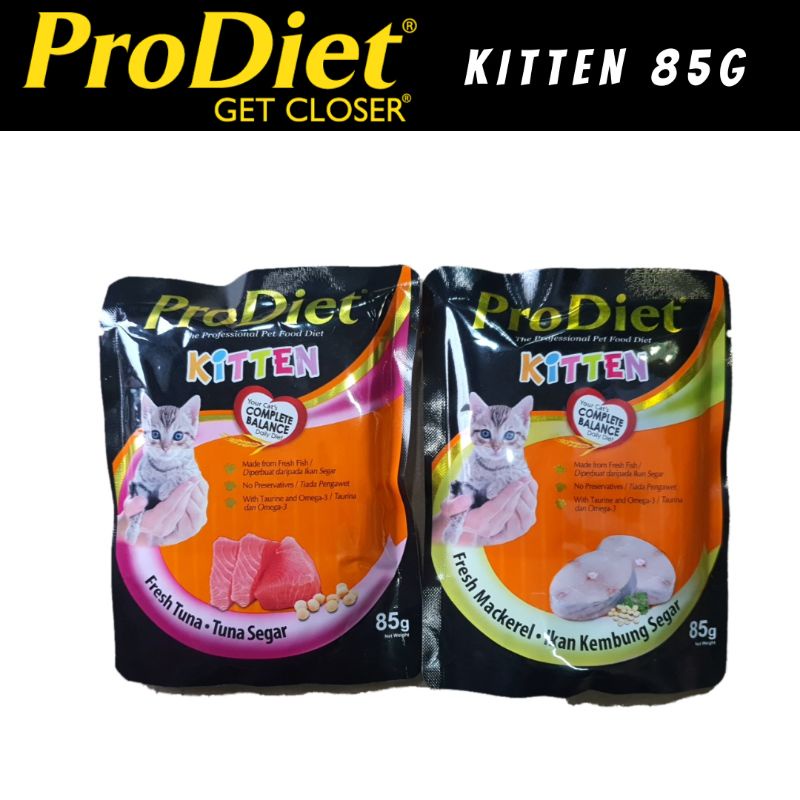 Jual ProDiet Pouch 85g - Makanan Kucing Pro Diet Sachet | Shopee Indonesia