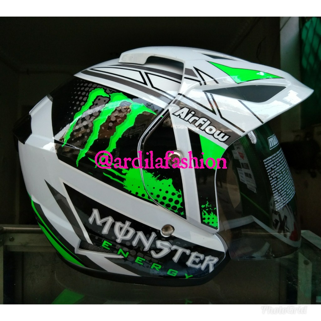 Jual HELM TAKIRA MOTIF MONSTER | Shopee Indonesia