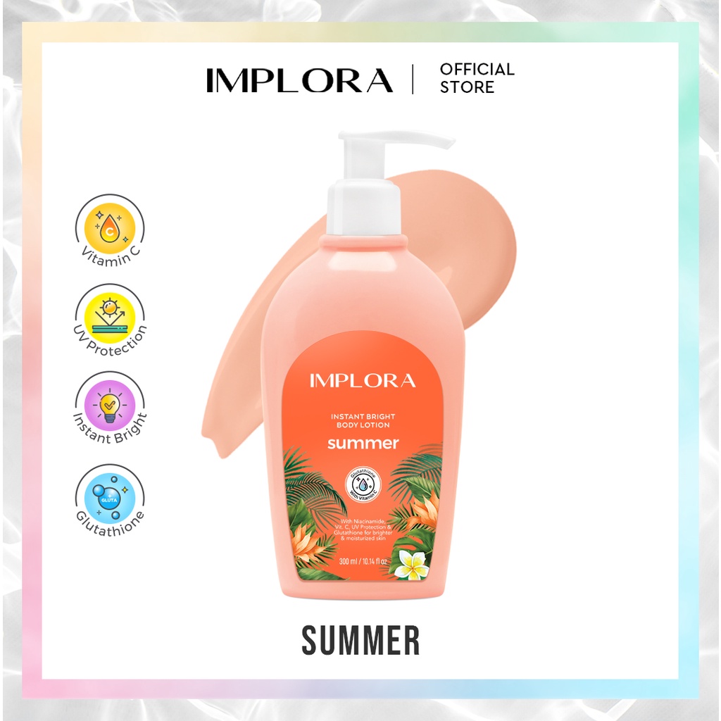 Jual Implora Instant Bright Body Lotion | Shopee Indonesia
