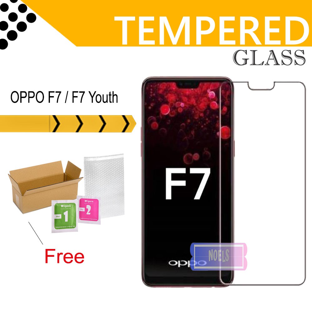 Jual Tempered Glass Oppo F7 F7 Youth Screen Protector Pelindung Layar Kaca Anti Gores Bening ...
