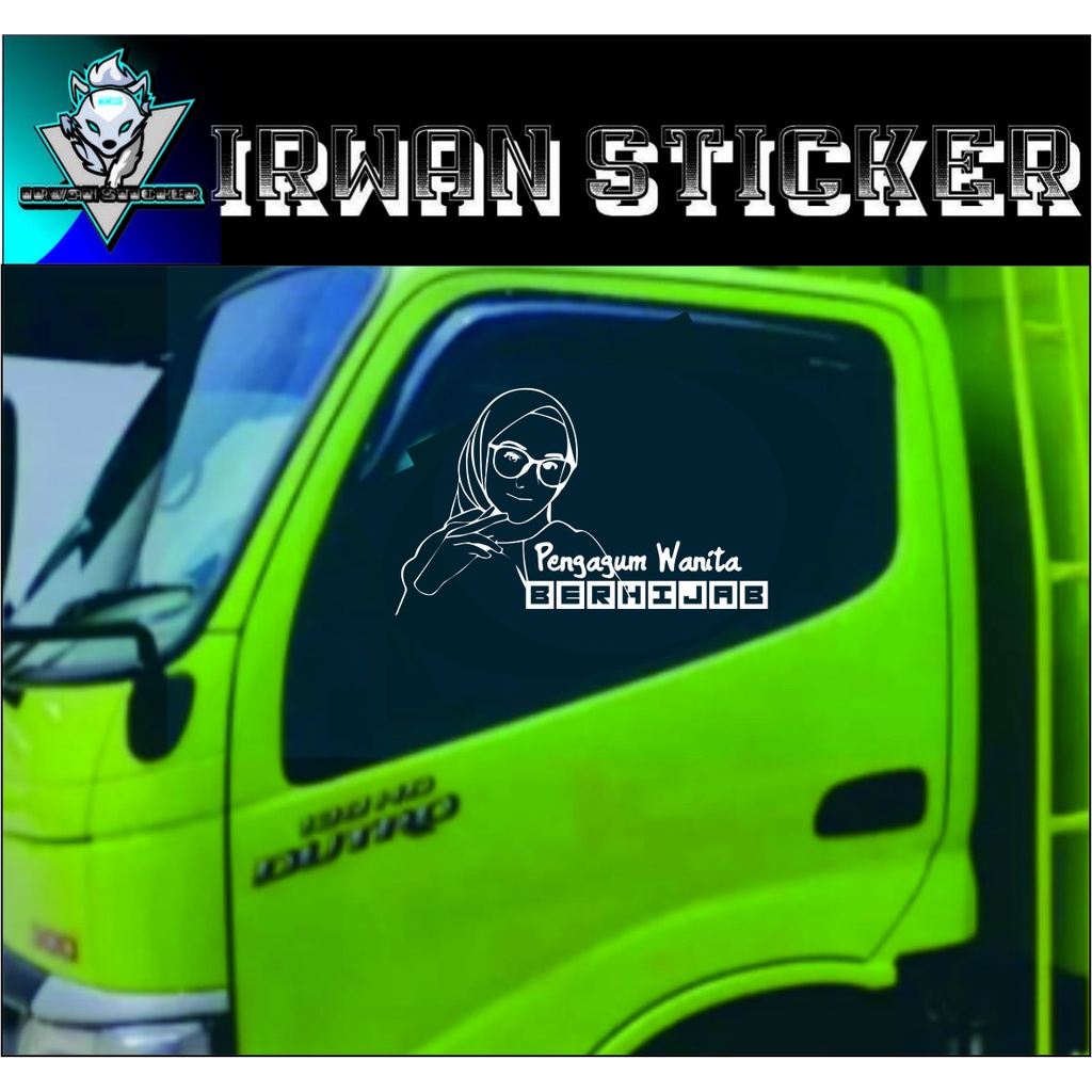 Jual CUTTING STICKER VARIASI NAMA UNTUK KACA MOBIL TRUK /STICKER ...
