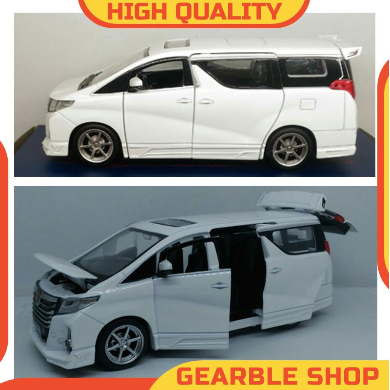 Jual PT59 DIECAST ALPHARD 1:24 MINIATUR ALPHARD / MOBIL MAINAN TOYOTA ...