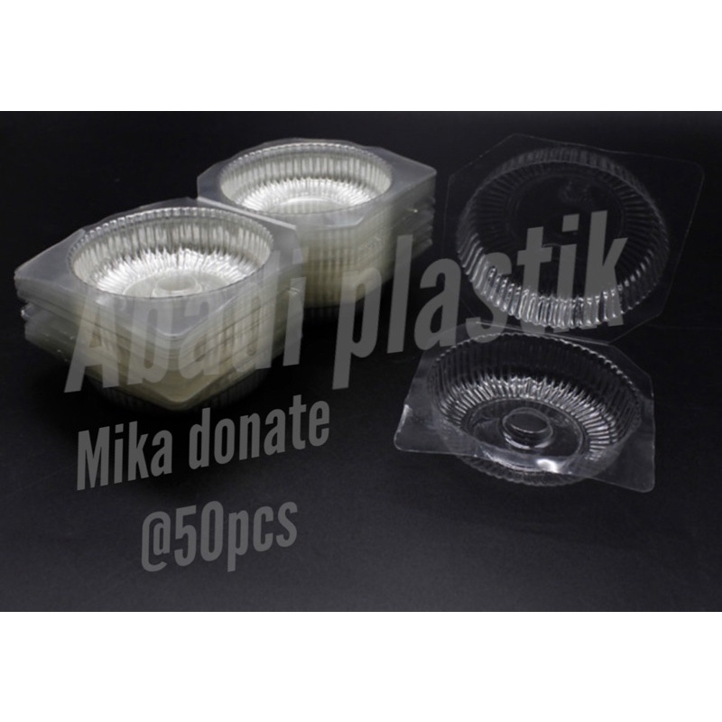 Jual MIKA DONAT/TEMPAT DONAT/TRAY DONUT ISI 50PCS | Shopee Indonesia