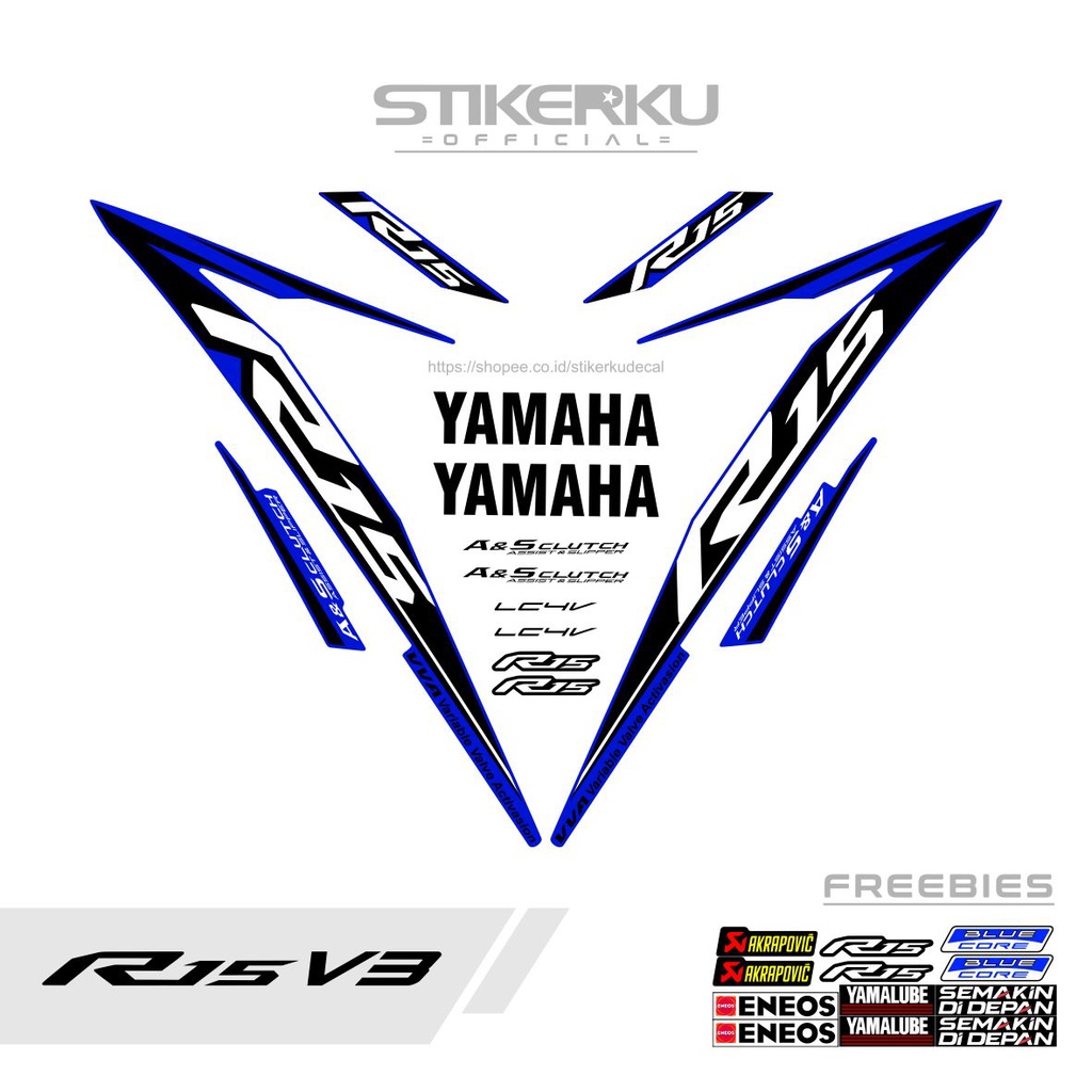 Jual STRIPING STRIPING FOR YAMAHA R15 V3 / STRIPING YZF R15 V3 / SIMLPE ...