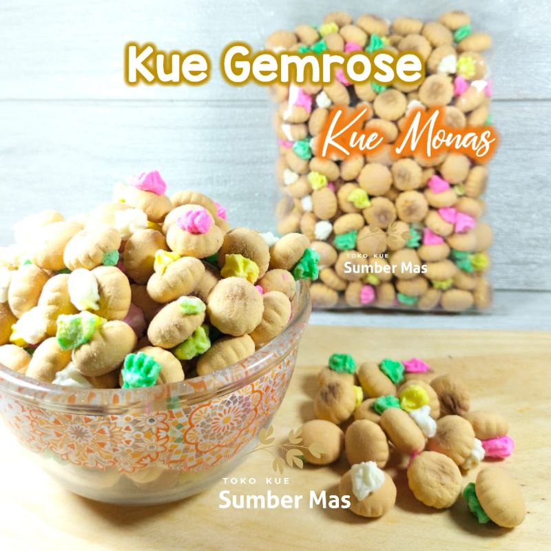 Jual KUE GEMROSE Warna warni 250gr / KUE MONAS / KUE JADUL / KUE ...
