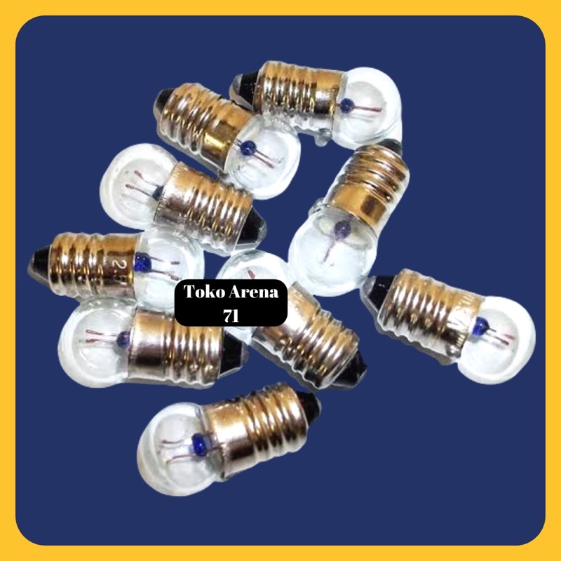 Jual Bohlam Senter E10 Drat / Lampu Senter Drat E10 | Shopee Indonesia