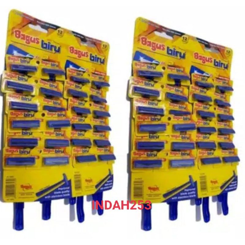 Jual Cukuran Bagus Biru/Bagus razor biru/Bagus Biru Original isi 24 pcs ...