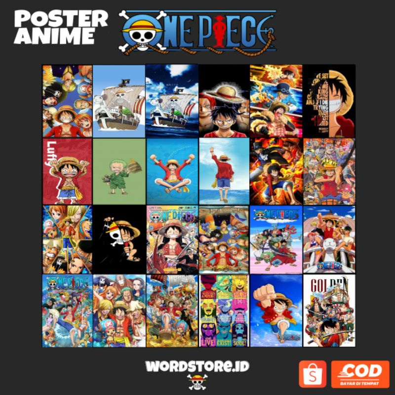 Jual Poster Anime One Piece | Poster One Piece | Poster Anime | Poster ...