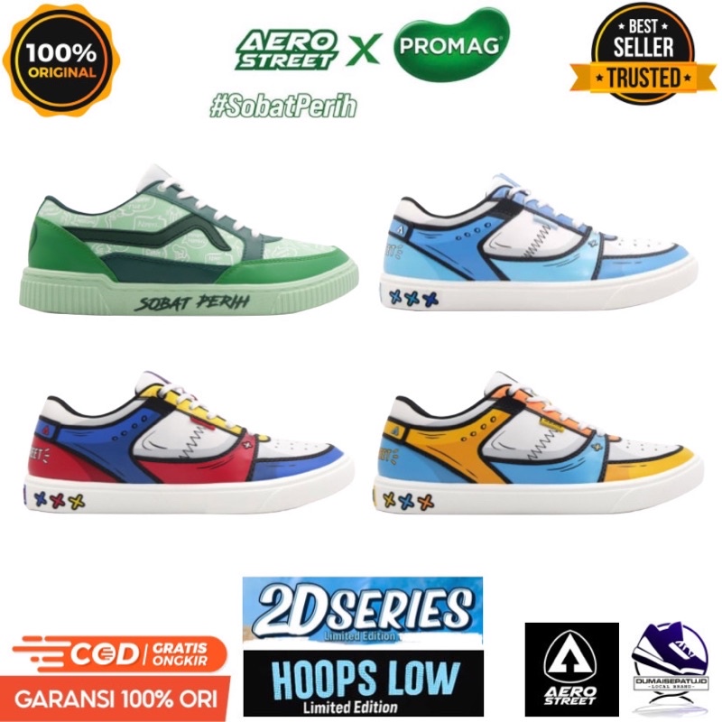 Jual Aerostreet x Promag | Aerostreet x Blibli 2D Hoops Low Series 37 ...