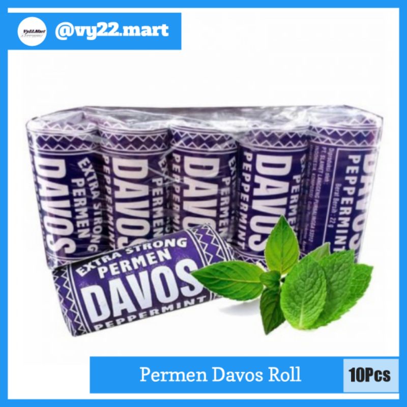 Jual Permen Davos Roll 10 Roll Asli isi 10PCS | Shopee Indonesia