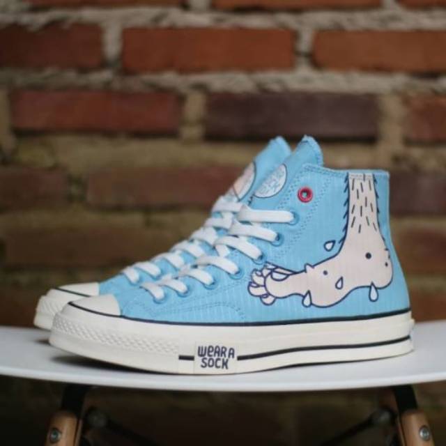 Jual Sepatu UNDEFEATED x Converse No Raw Dogs Chuck Taylor 1970s 70s Hi ...