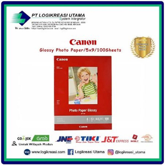 Jual Canon Glossy Photo Paper 5x9 100Sheets | Shopee Indonesia