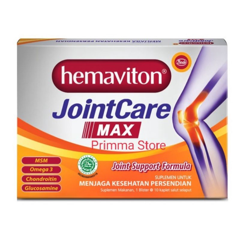 Jual ~ HEMAVITON JOINTCARE MAX 10 kaplet ~ Menjaga kesehatan , nyeri ...