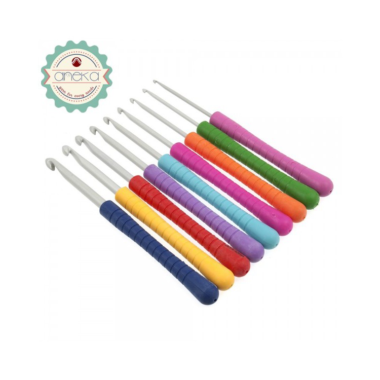 Jual PONY - Hakpen (Alat / Jarum Rajut) Crochet Hooks Pony Without ...