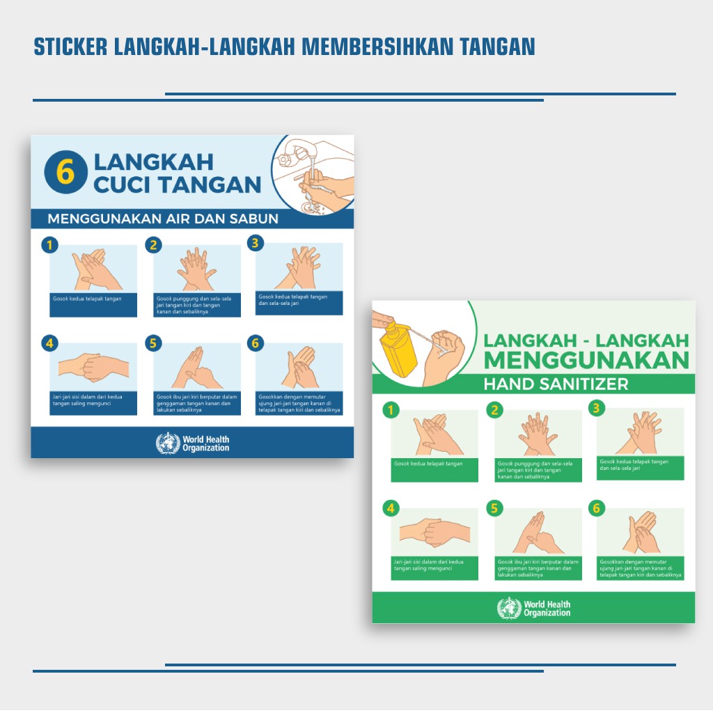 Jual Sticker Panduan | Stiker Cara | MEMBERSIHKAN TANGAN MENGGUNAKAN ...