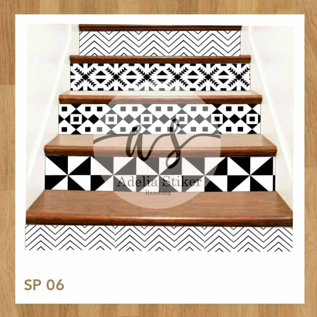 Jual Stiker Tangga / Stiker Tegel / Stiker Vinyl 20x100cm 5pcs SP06 | Shopee Indonesia