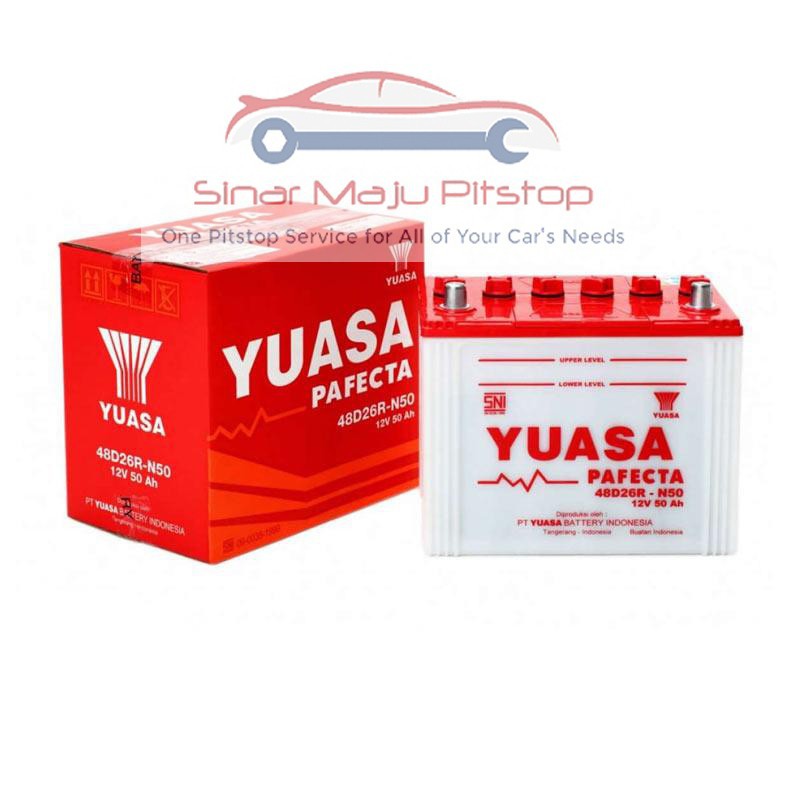 Jual Aki Mobil YUASA 48D26R N50 -HINO DUTRO & RANGER & HINO FM SERIES ...