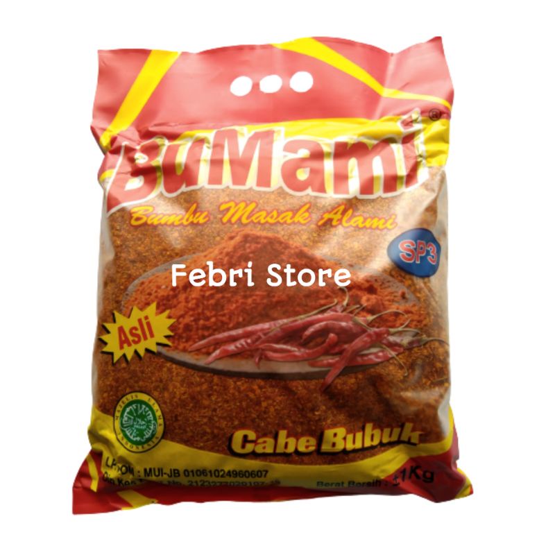 Jual CABE BUBUK BUMAMI GILING KASAR/HALUS (REPACK) 500 GRAM | Shopee ...