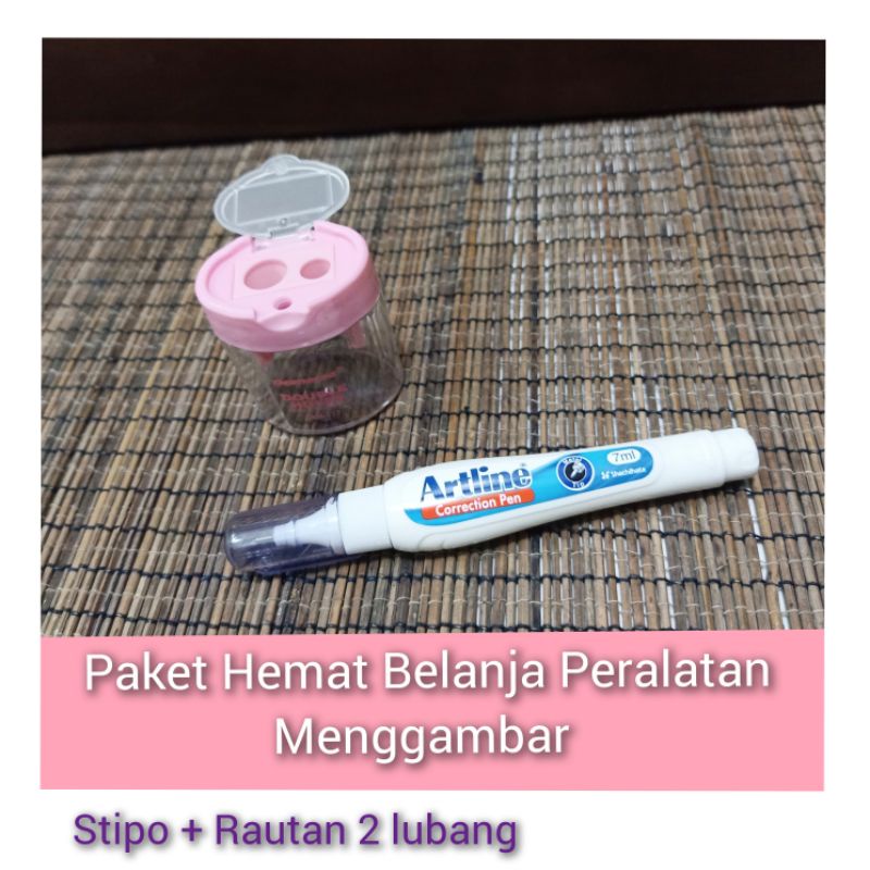 Jual Correction Pen Artline Stipo Tipe X Dan Rautan 2 Lubang Peralatan ...