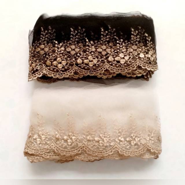 Jual Renda tile bunga anggur per 1 yard (90 centi) | Shopee Indonesia