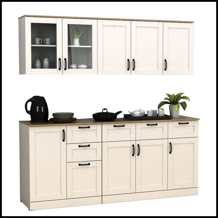 Jual Prissilia Home Living Celine Kitchen Set Full Kabinet Dapur ...