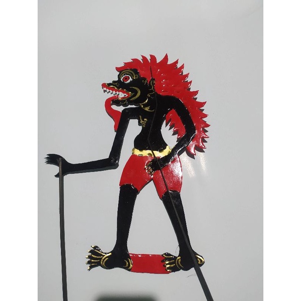 Jual wayang kulit kertas jin setan hitam ,tinggi -+38cm,, | Shopee ...