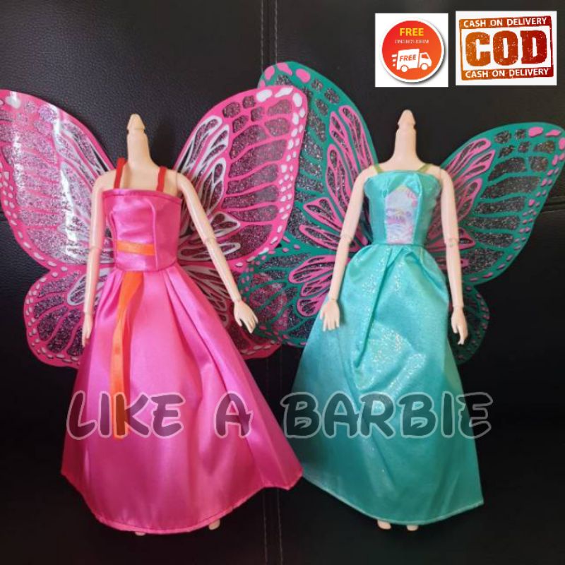 Jual [BISA COD] BAJU PERI BERSAYAP UNTUK BONEKA / KOSTUM BONEKA ...