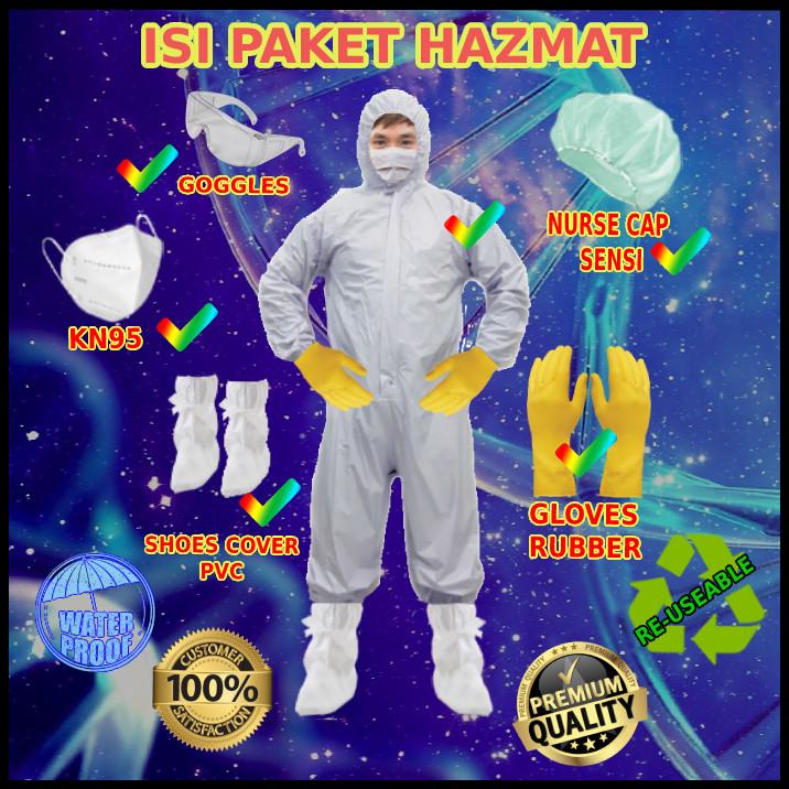 Jual Chandra Hazmat Level 3 Lengkap Full Set Baju Apd Coverall Bisa ...