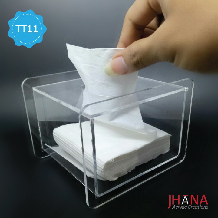 Jual Acrylic Tempat Tisu TT11M / Tissue Holder / Display Tisu / Box ...