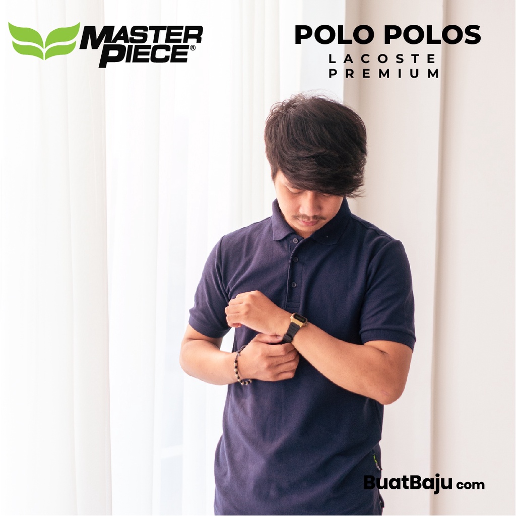 Jual Poloshirt Kaos Kerah Polo Shirt Berkerah Lacoste Unisex - Navy | Shopee Indonesia