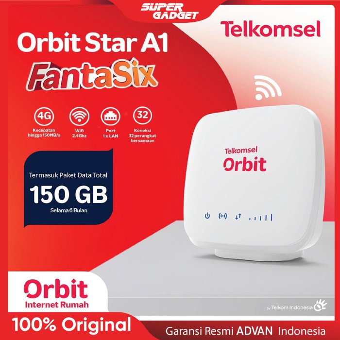 Jual Modem Wifi Router Telkomsel Orbit Star A1 Mifi Wireless Original ...
