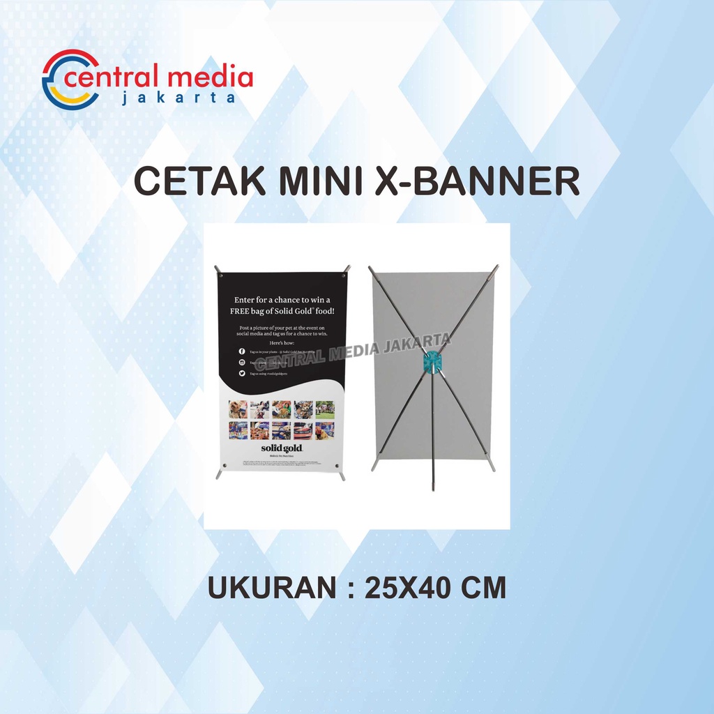 Jual Cetak Mini X Banner 40x25 cm | Shopee Indonesia