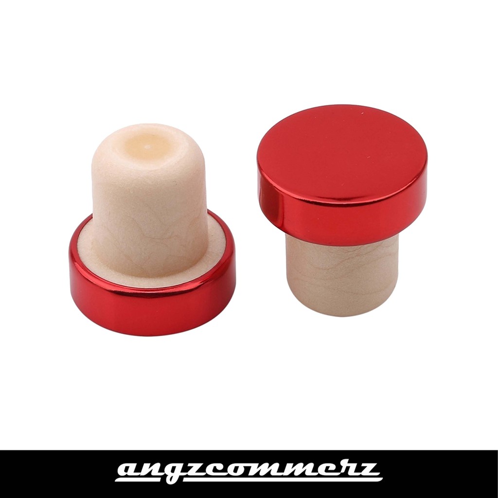 Jual Tutup Botol Stopper Bottle Cap Plug T Model Red Aluminium 1 PCS ...
