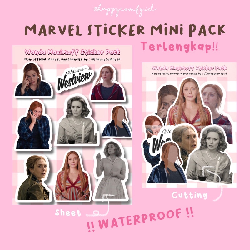 Jual MARVEL STICKER MINI PACK TERLENGKAP | Shopee Indonesia