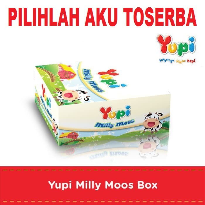 Jual YUPI MILLY MOOS MILK BOX isi 24 PCS - ( HARGA PER BOX ) | Shopee ...