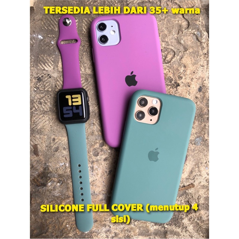 Jual { 40 ++ warna } TANYA STOCK DULU. Silicone (CASING HP SAJA) ip 6 ...