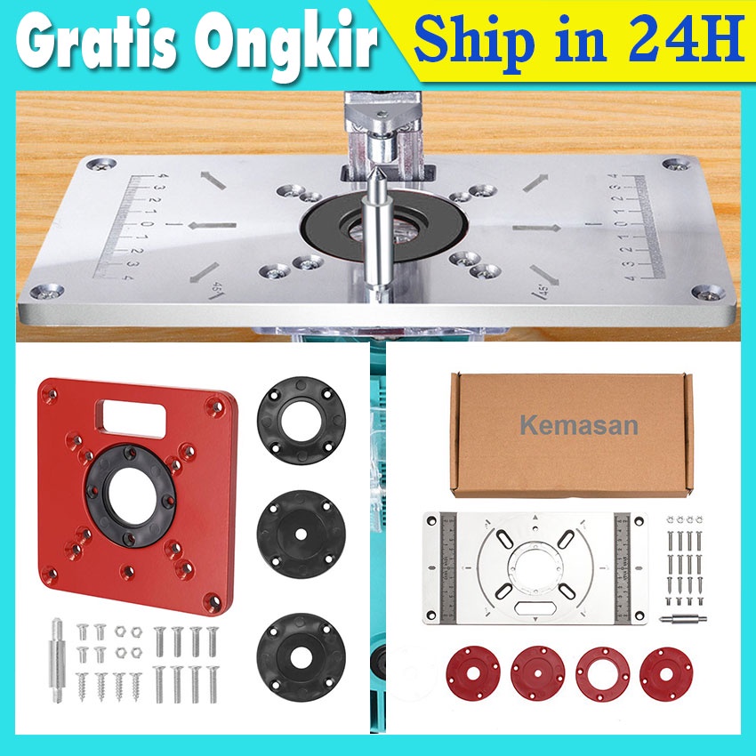 Jual Multifunctional Meja Router Trimmer Insert Plate Router Table ...