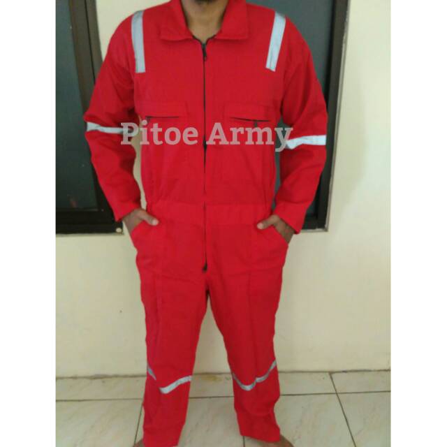 Jual Wearpack Merah Scoutlight - Katelpak - Overall - Seragam Safety ...