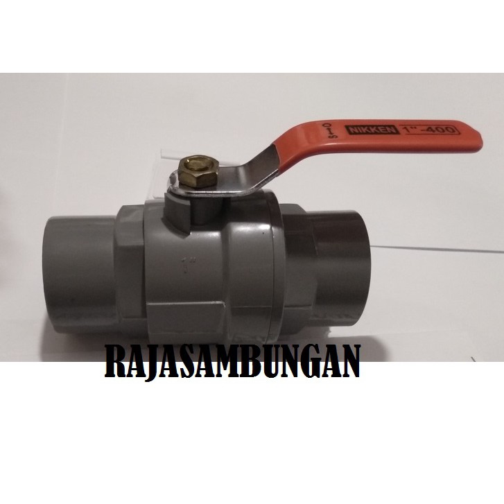 Jual Ballvalve Polos PVC 1 inch Gagang Stainless StopKran Stop Kran Air ...