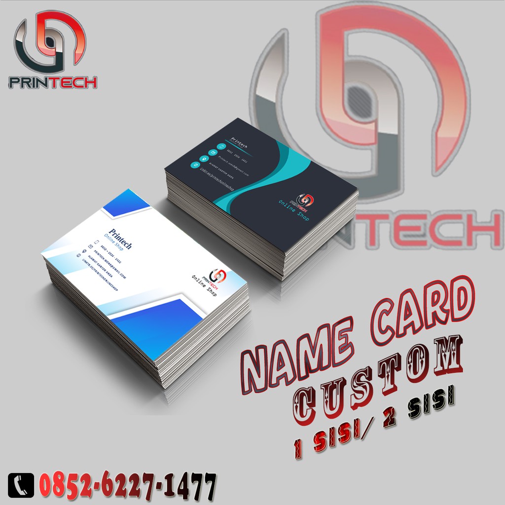 Jual Cetak Name Card 2 sisi Custom Kartu Nama | Shopee Indonesia