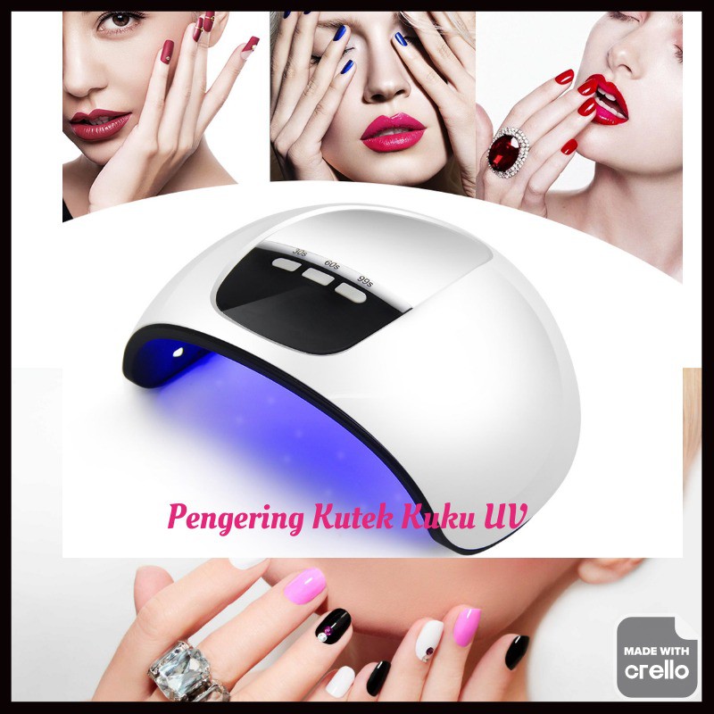 Jual Pengering Kutek Kuku Portable UV LED Nail Dryer Pengering Kutek Mini Alat Perawatan Kuku ...