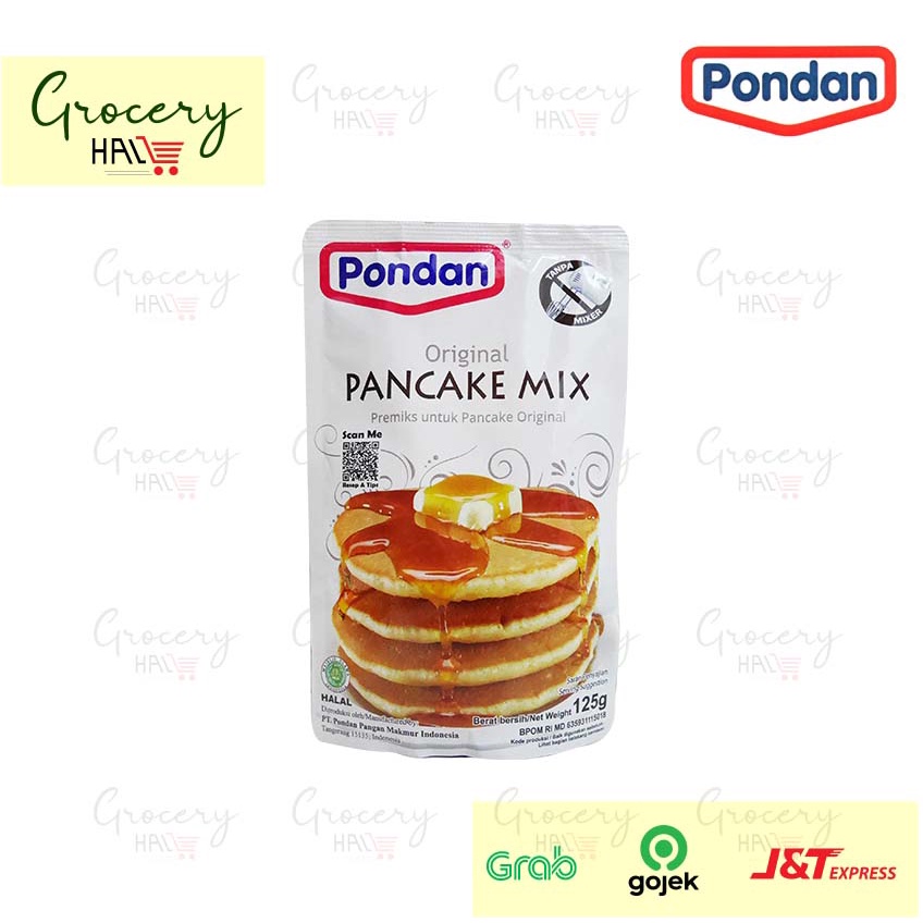 Jual PONDAN PANCAKE MIX 125 GRAM - TEPUNG PANCAKE SIAP PAKAI | Shopee ...