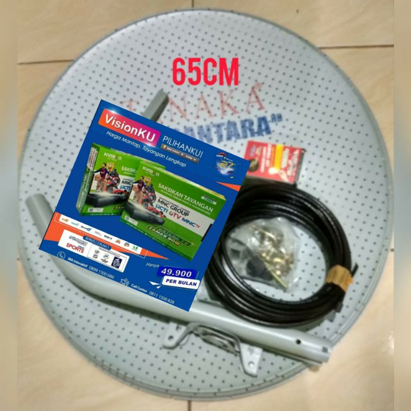 Jual kvision komplit Parabola mini 60cm | Shopee Indonesia