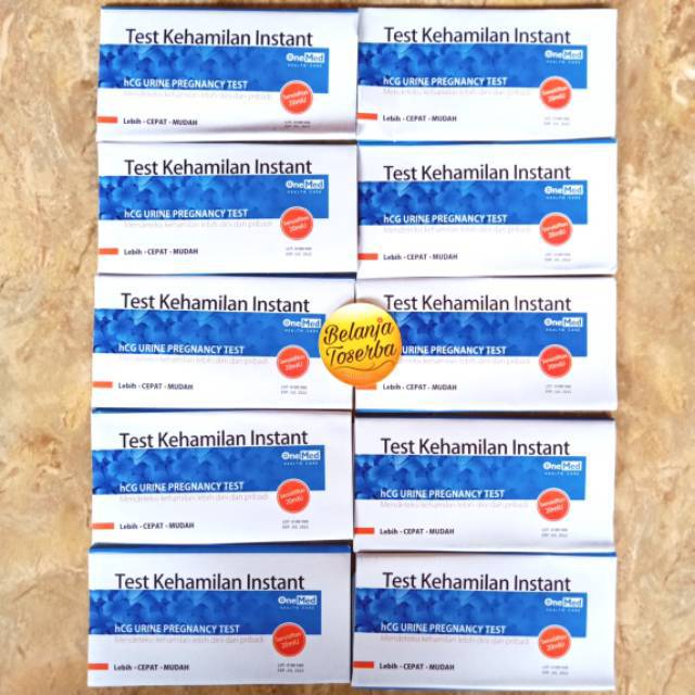 Jual HCG Tes Kehamilan Onemed - Tespek Hamil Onemed Strip - Testpack ...