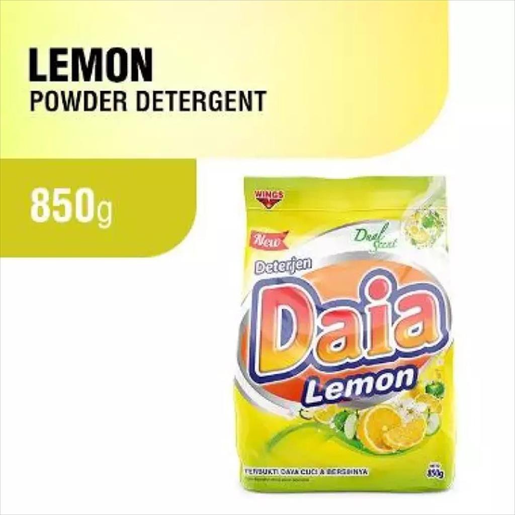 Jual Daia Powder Detergent Lemon 850g | Shopee Indonesia