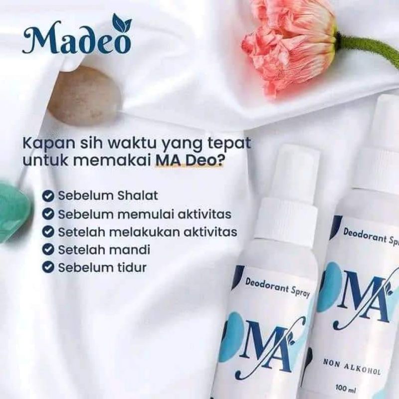 Jual MA DEODORANT Spray/ Madeo Spray Origina/ Penghilang bau ketek, Bau ...