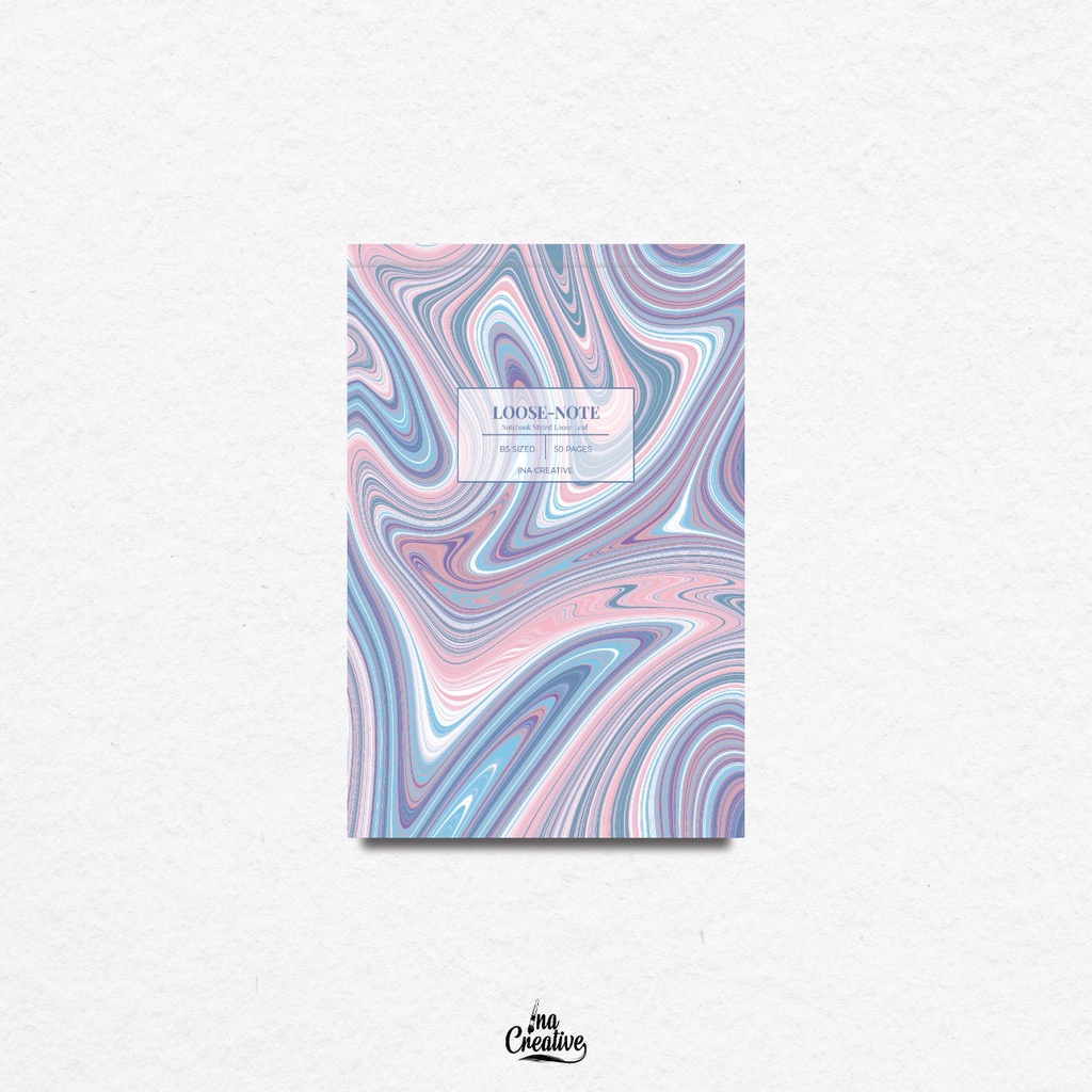 Jual Ina Creative Loose Note Softcover Marble B5| Diary Book| Journal ...
