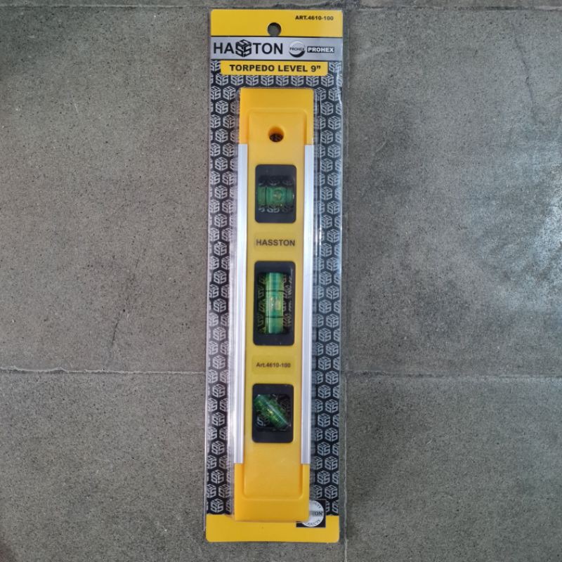 Jual Waterpas Torpedo + Magnet "HASSTON" 9 Inch | Shopee Indonesia