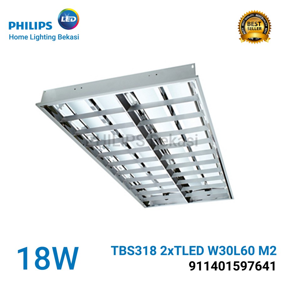 Jual Philips Lampu RMI TBS318 2xTLED W30L60 M2 600 mm | Shopee Indonesia