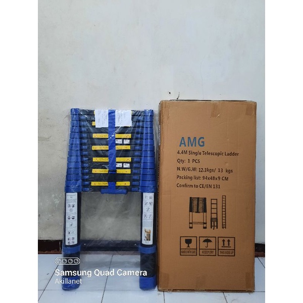 Jual Tangga Teleskopic 4,4m Single Ledder | Shopee Indonesia